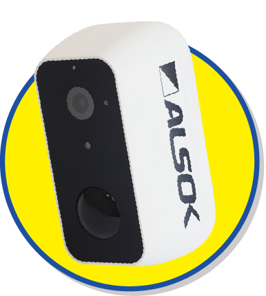 屋外対応無線式IPカメラ IP-C730（防犯カメラ）│ホームセキュリティのALSOK